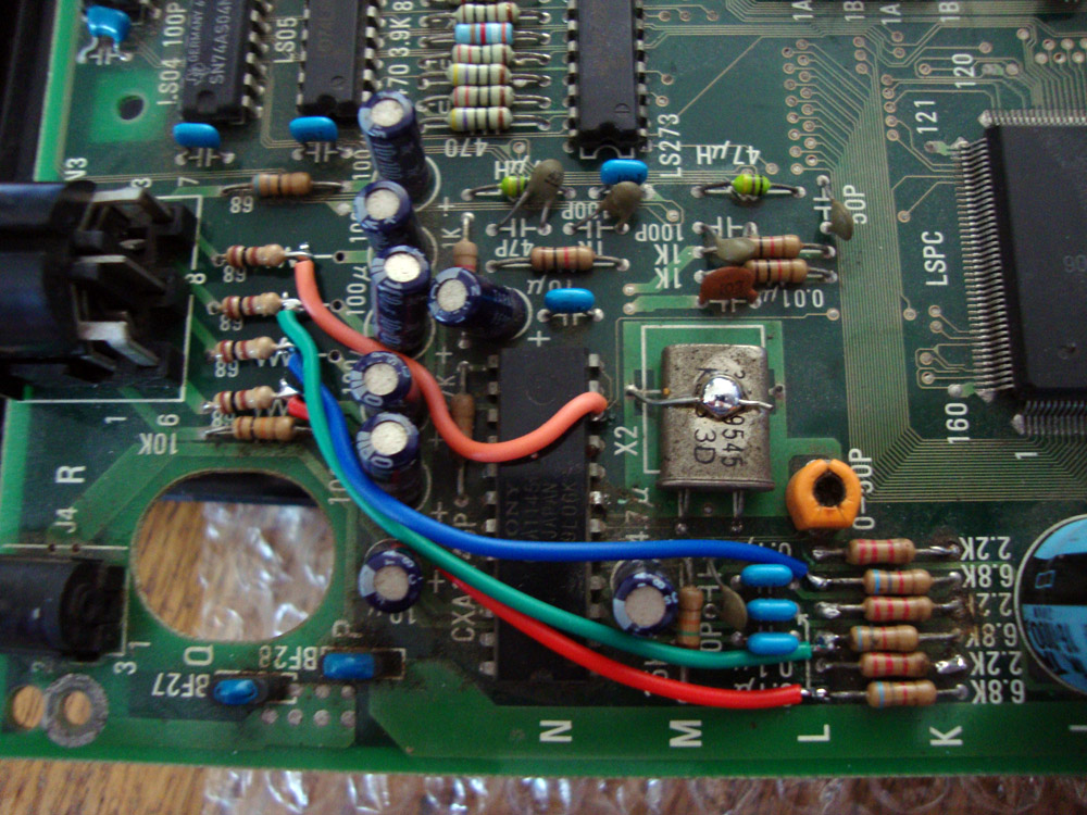 Improve RGB signal in the first gen AES (NEO-AES) motherboard | Neo-Geo ...